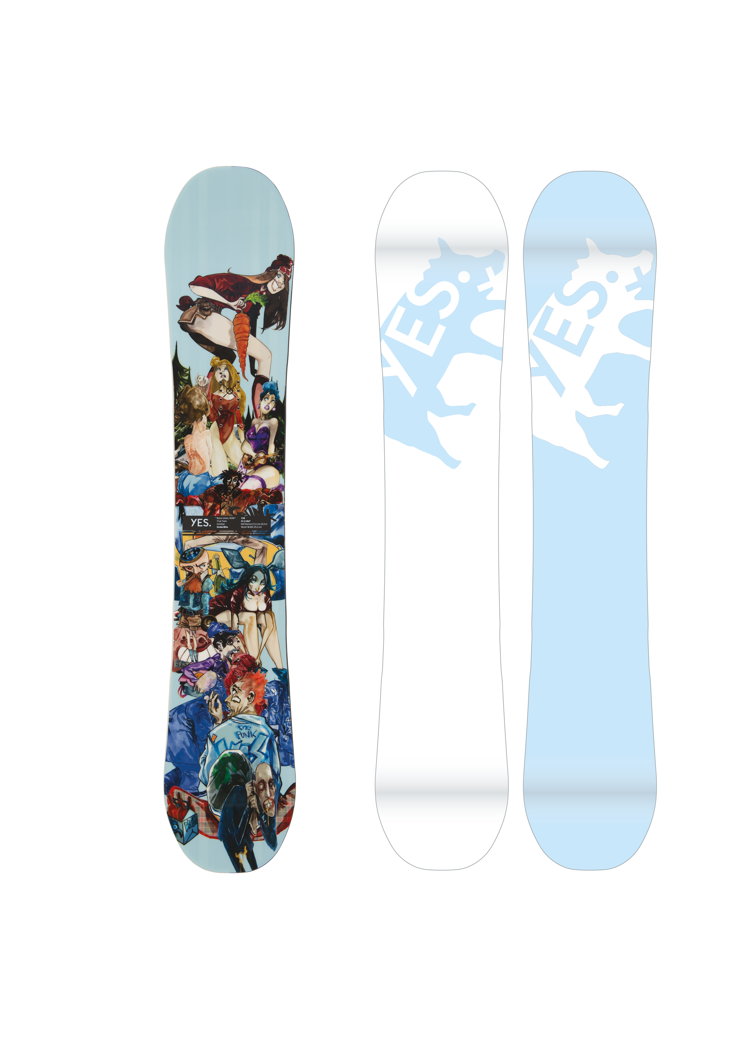 Yes Basic UnInc RDM Snowboard- 2023 | D&Q